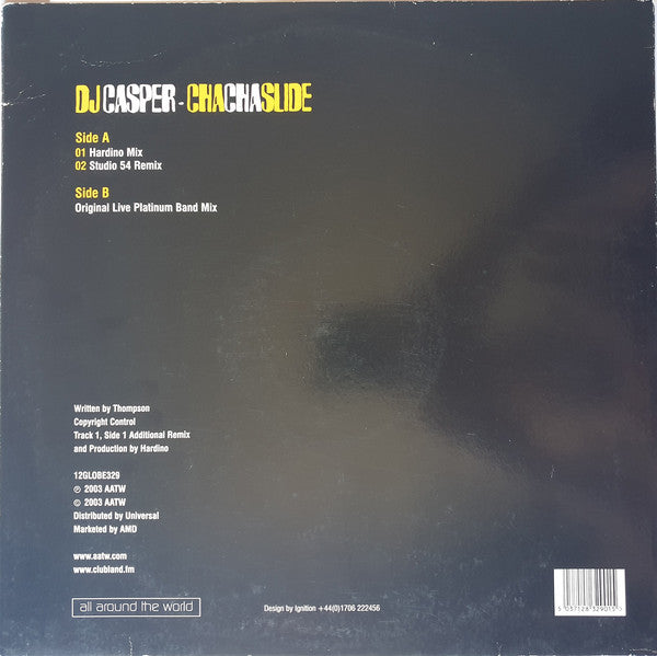 DJ Casper : Cha Cha Slide 12GLOBE329 – Mushimushi Records