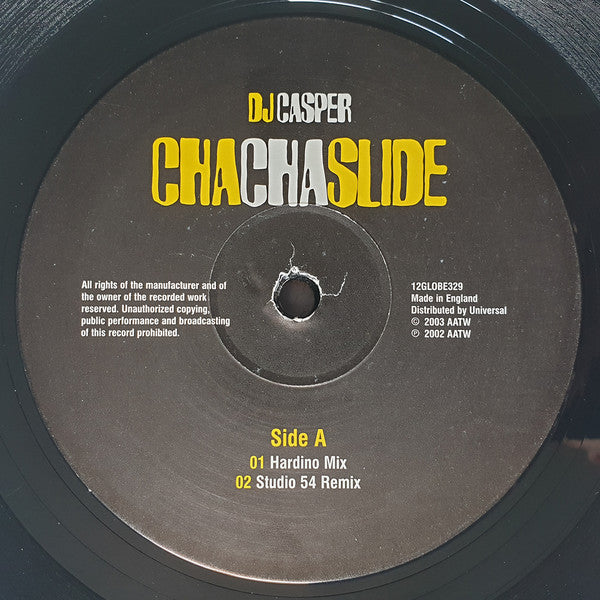 DJ Casper : Cha Cha Slide 12GLOBE329 – Mushimushi Records
