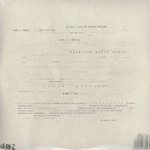 Digital Mystikz - Return II Space DMZ DMZLP001 – Mushimushi Records