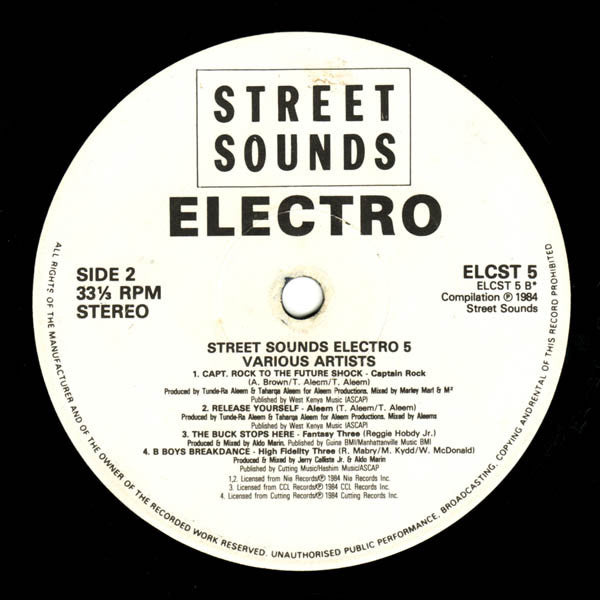 Various - Street Sounds Electro 5 - ELCST5 Street Sounds – Mushimushi ...